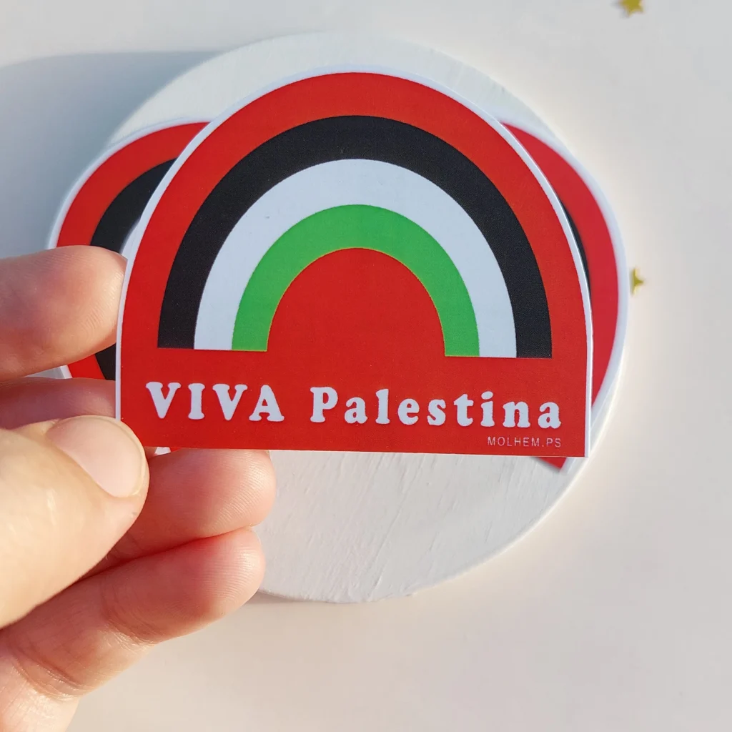 Viva Palestina Sticker - مُلهم